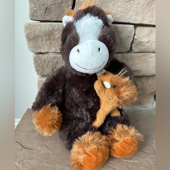 Goffa | Toys | Adorable Goffa Brown And White Stuffed Horse Toy With ...